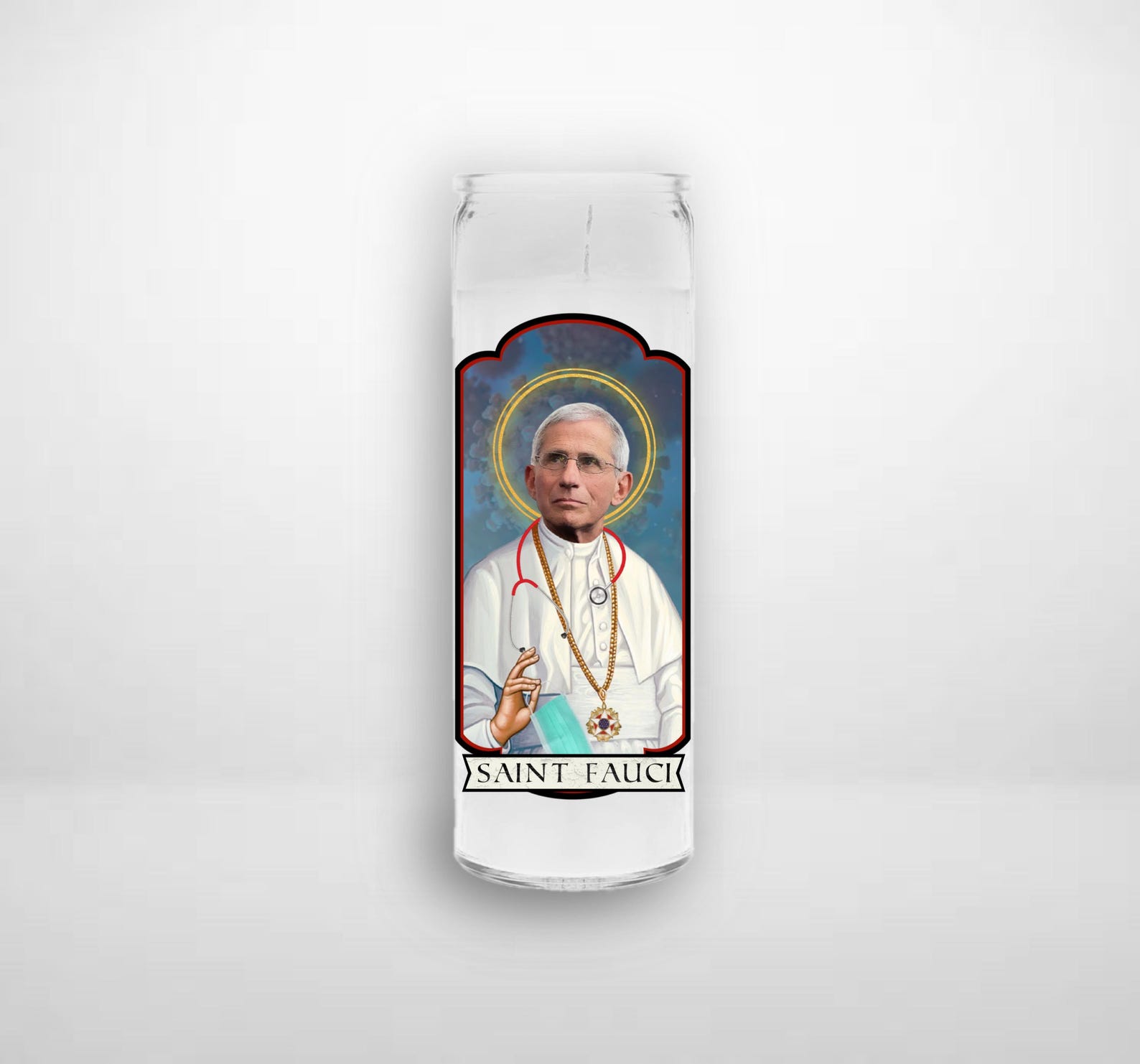 DR FAUCI Saint Fauci Celebrity Prayer Candle Gift - Etsy
