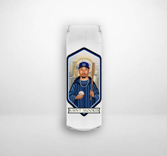 Dodgers Prayer MOOKIE BETTS LA Dodgers St. Mookie Prayer Candle Gift