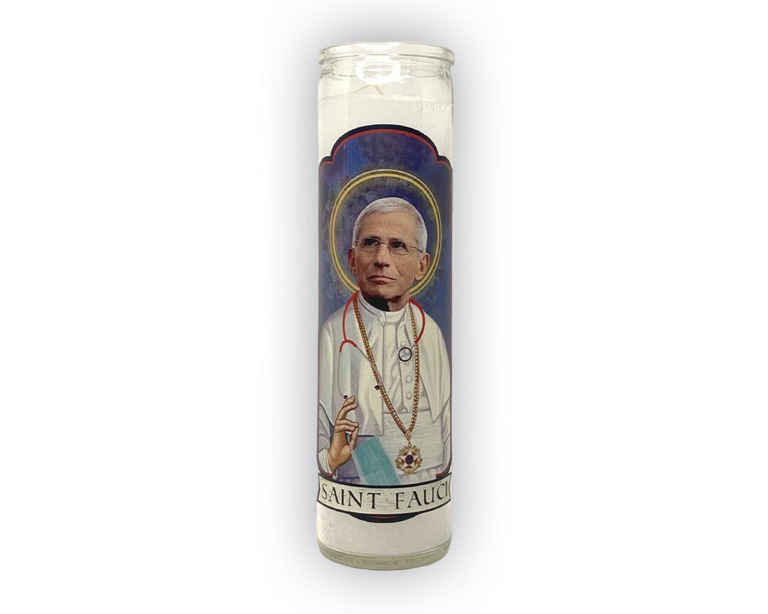 DR FAUCI Saint Fauci Celebrity Prayer Candle Gift - Etsy