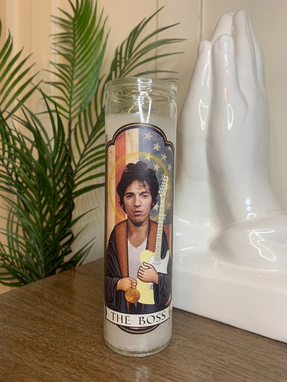BRUCE SPRINGSTEEN The Boss Saint Prayer Candle Gift | Etsy