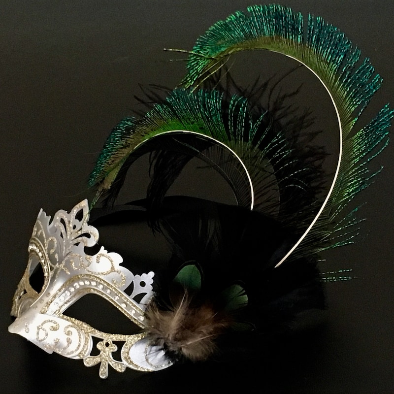 Feather Mask - Etsy