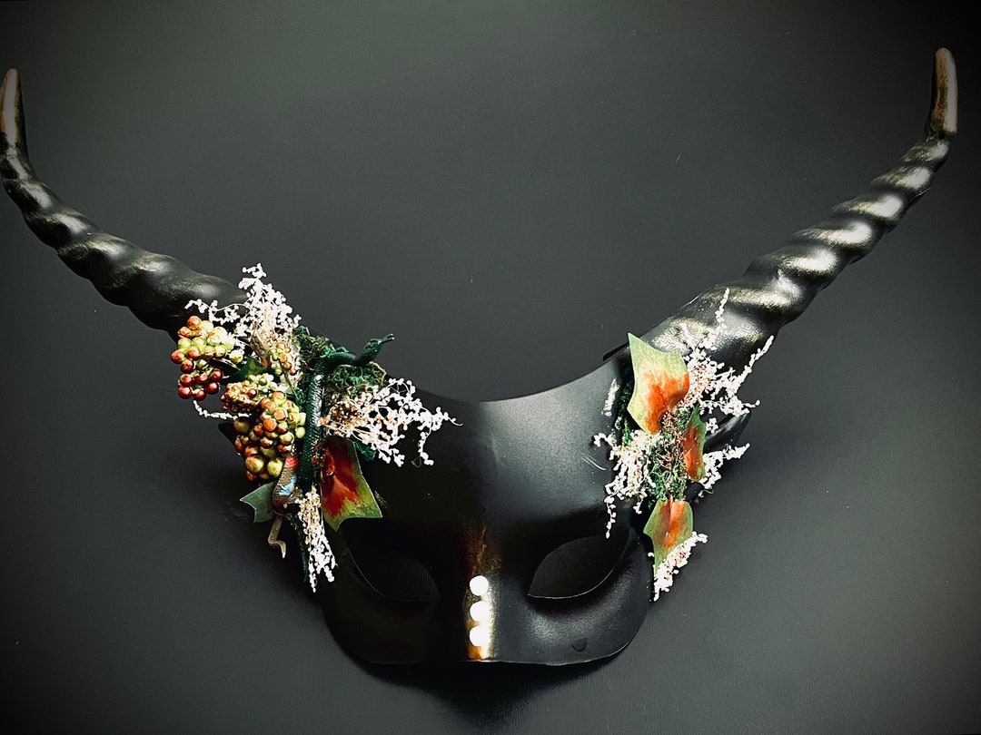 Forest Masquerade Mask, Halloween Mask, Animal Mask, Anniversary Mask ...