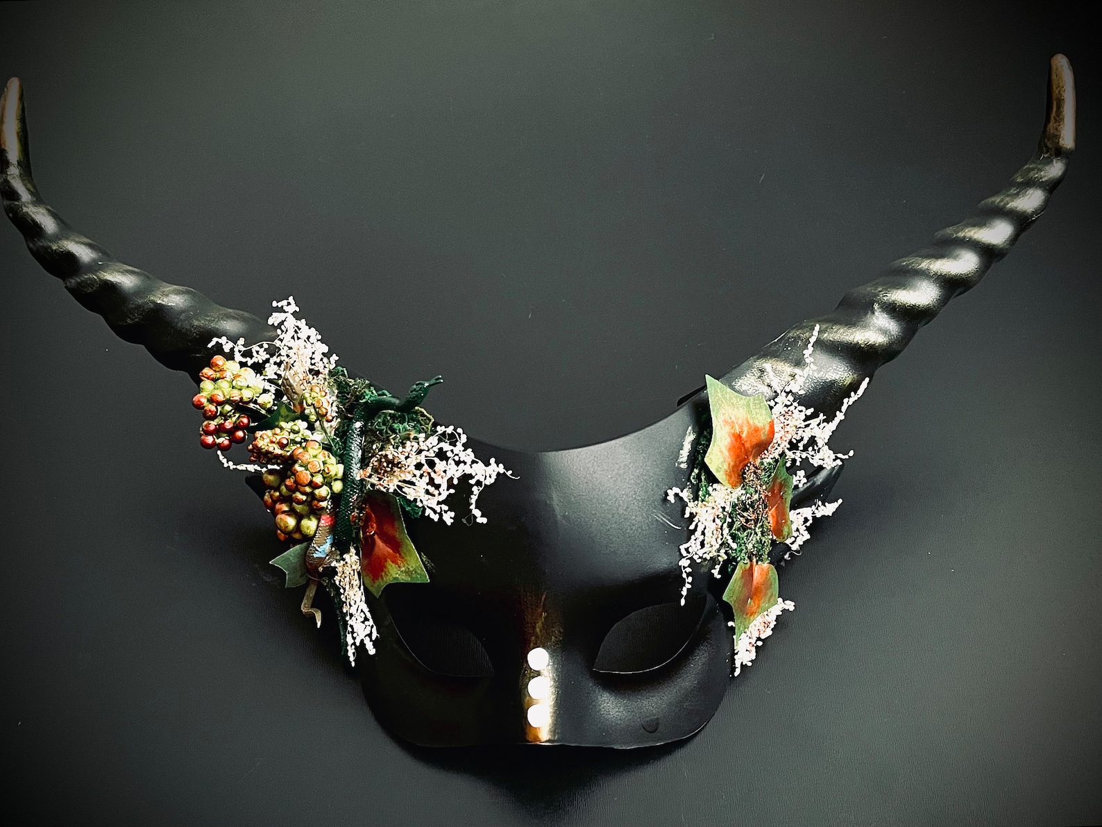 Forest Masquerade Mask, Halloween Mask, Animal Mask, Anniversary Mask ...