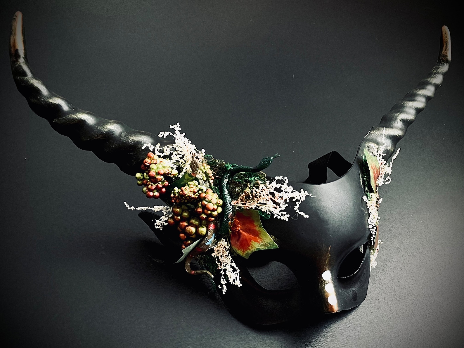 Forest Masquerade Mask, Halloween Mask, Animal Mask, Anniversary Mask ...