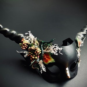 Forest Masquerade Mask: Horned Animal Party Mask - Etsy