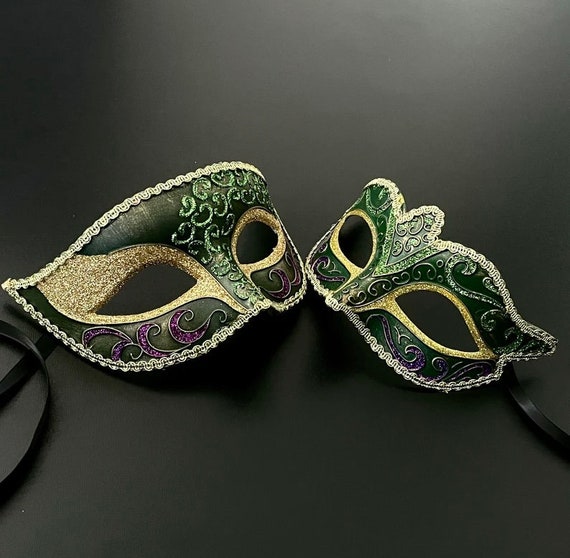 Green Masquerade Masks For Men