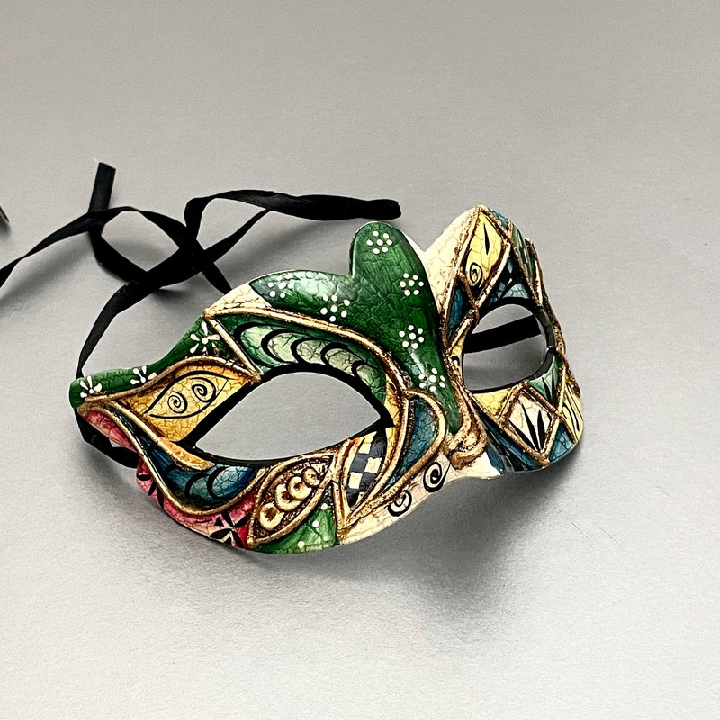 Masquerade Mask on Handle - Etsy