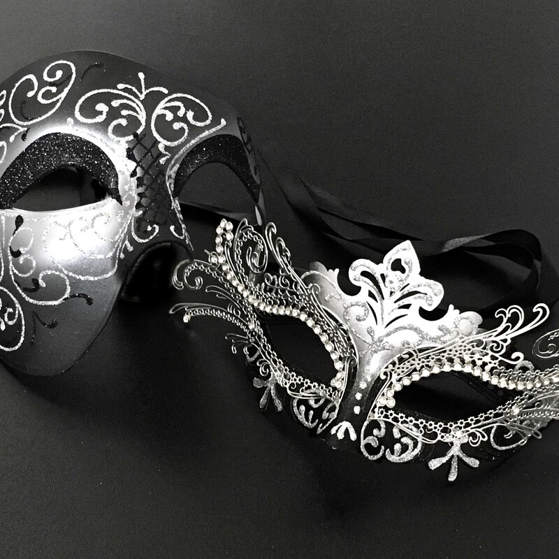 Masquerade Mask Set - Etsy