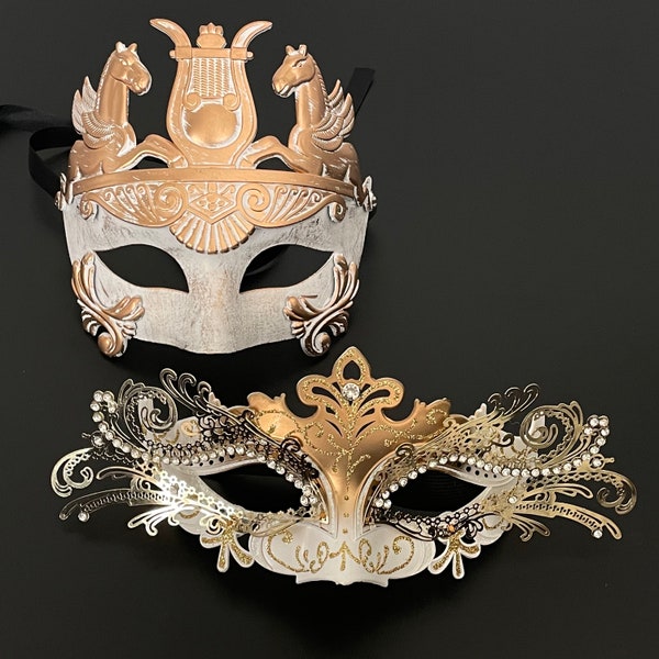 Masquerade Masks Women Gold - Etsy