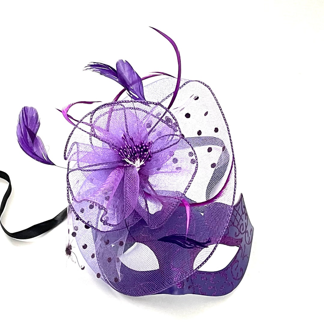 Blue Purple Masquerade Mask,ball Party Mask, Party Mask, Women’s Mask ...