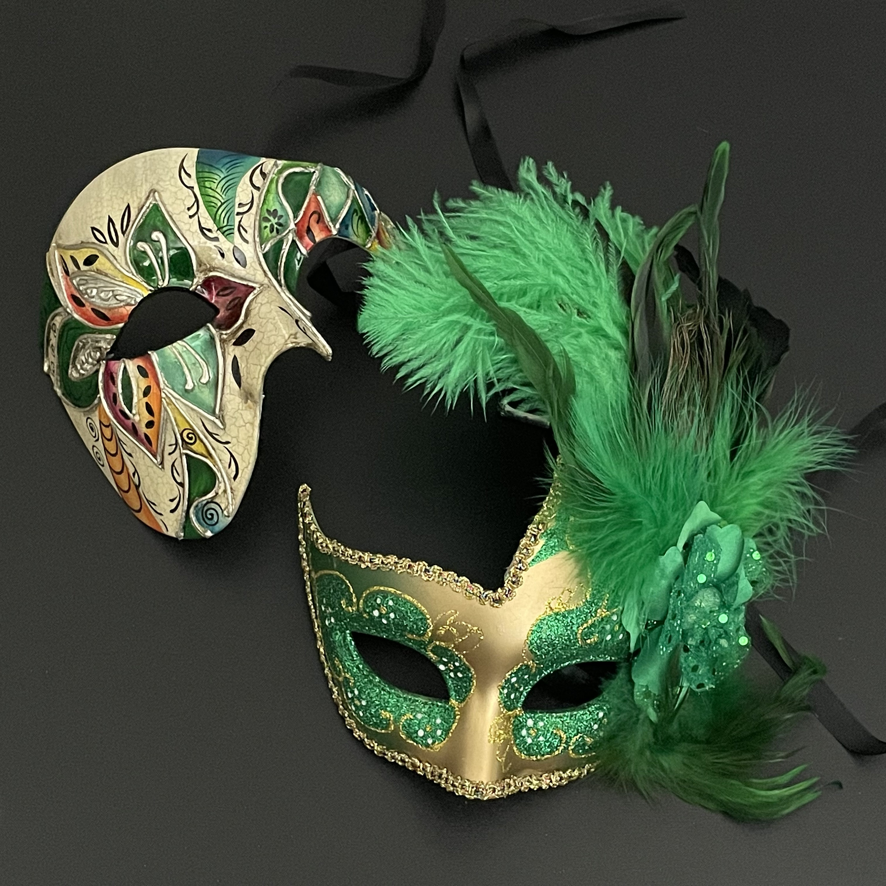 Green And Gold Mask
