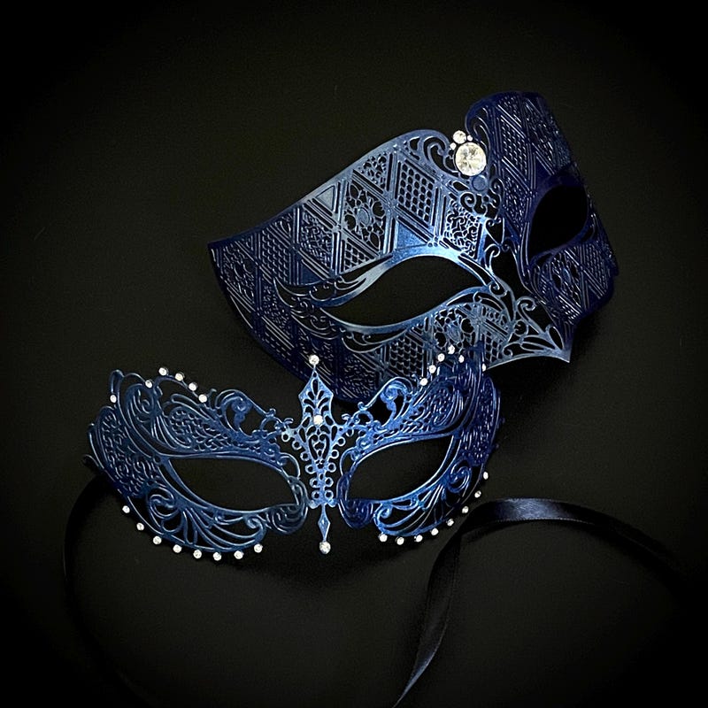 Women Venetian Mask Blue - Etsy