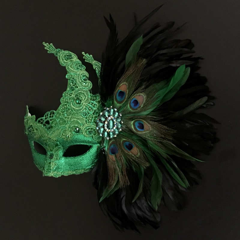 Peacock Mask - Etsy