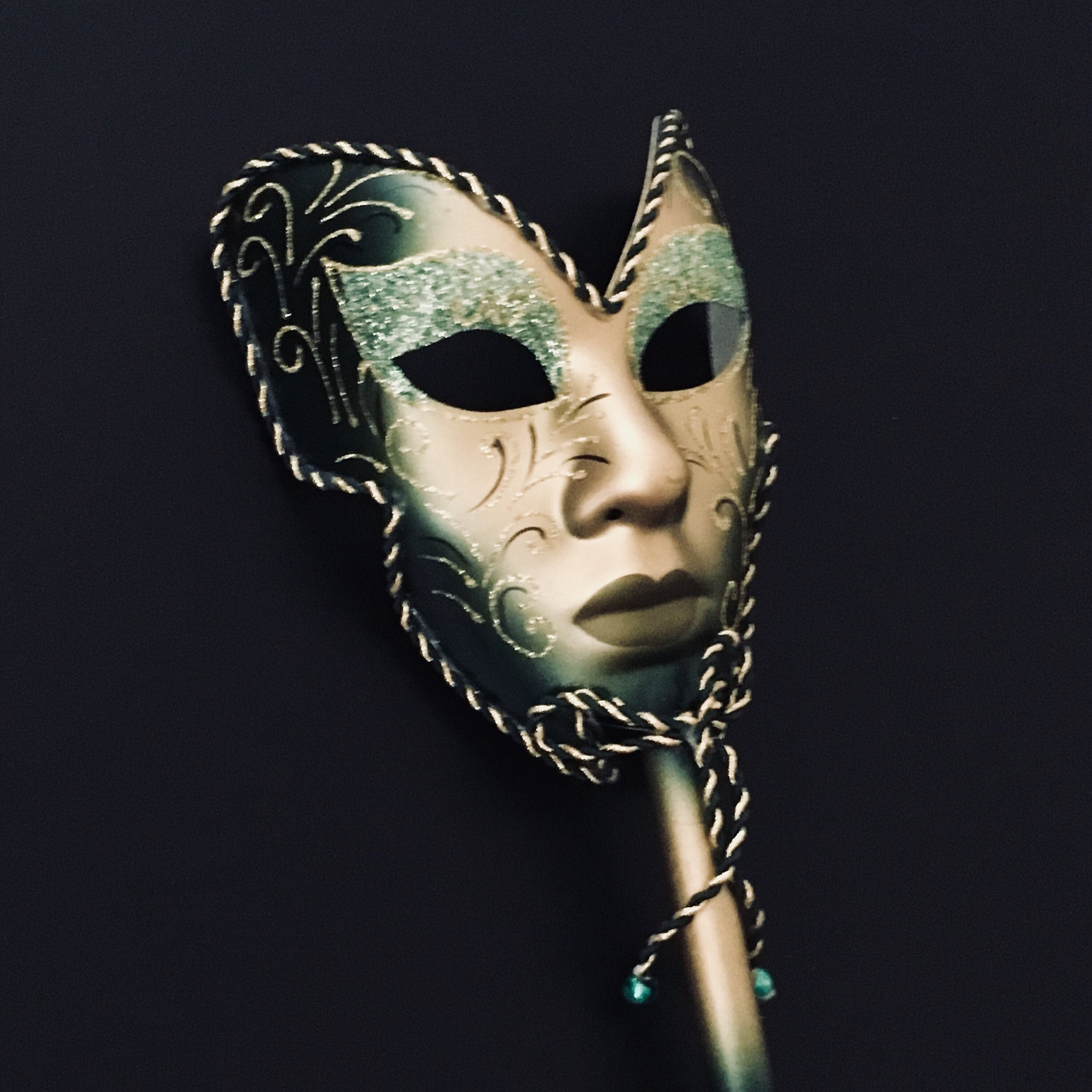 Female Masquerade Masks On A Stick