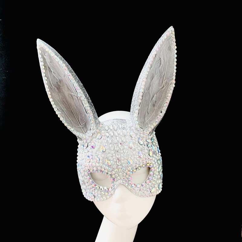 White Rabbit Mask - Etsy