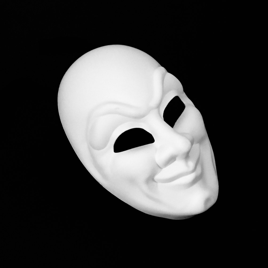 DIY Mask White Blank Mask DIY White Mask White Masquerade | Etsy