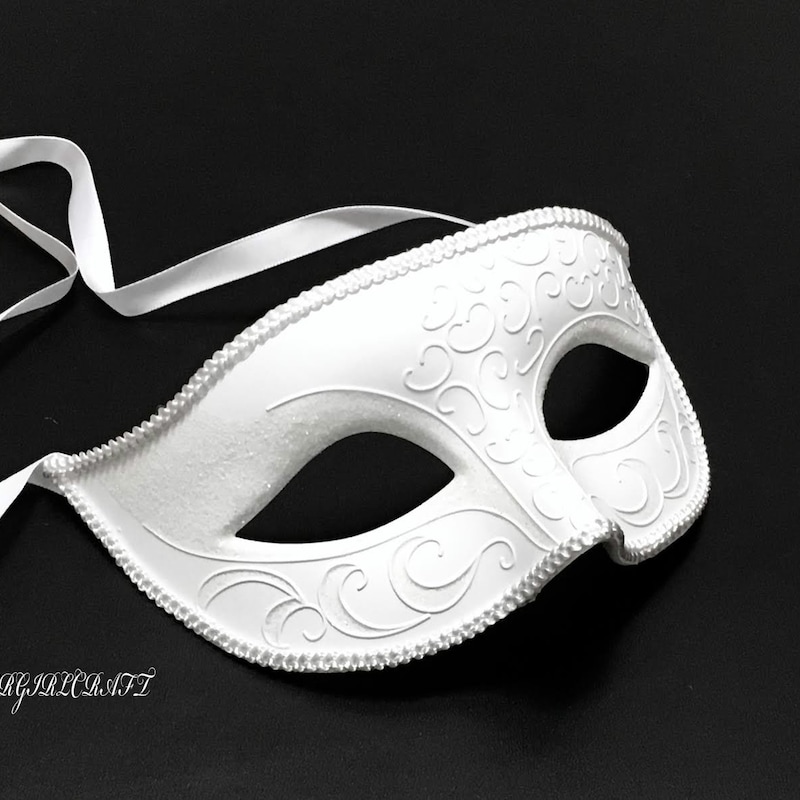 White Mask - Etsy