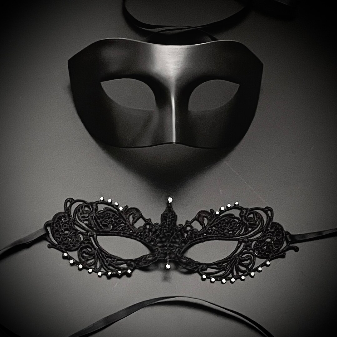 Black Masquerade Mask, Lace Mask, Women Mask, Wedding Mask, Anniversary ...