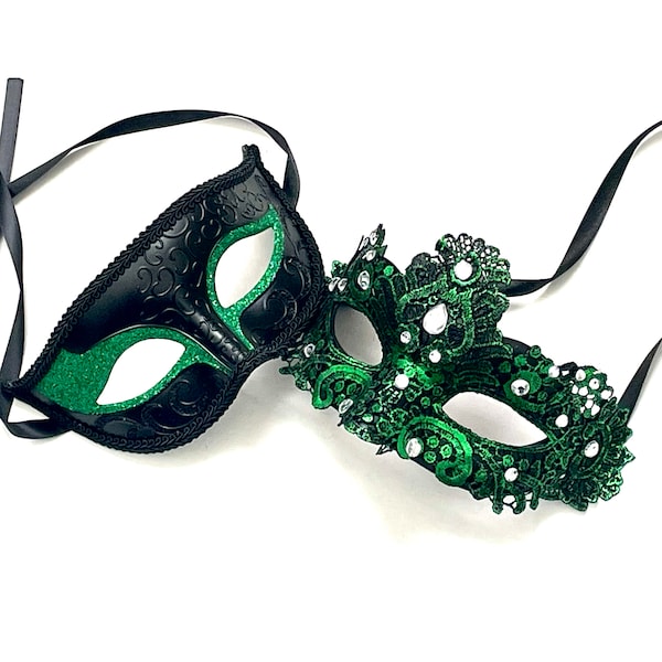 Green Masquerade - Etsy