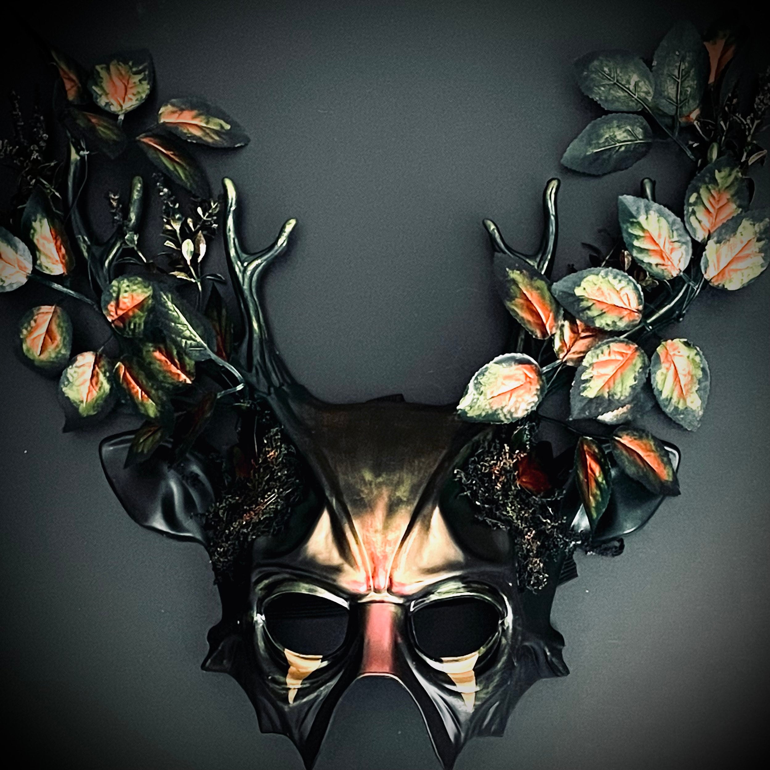 Forest Masquerade Mask, Halloween Mask, Animal Mask, Ball Mask, Party ...