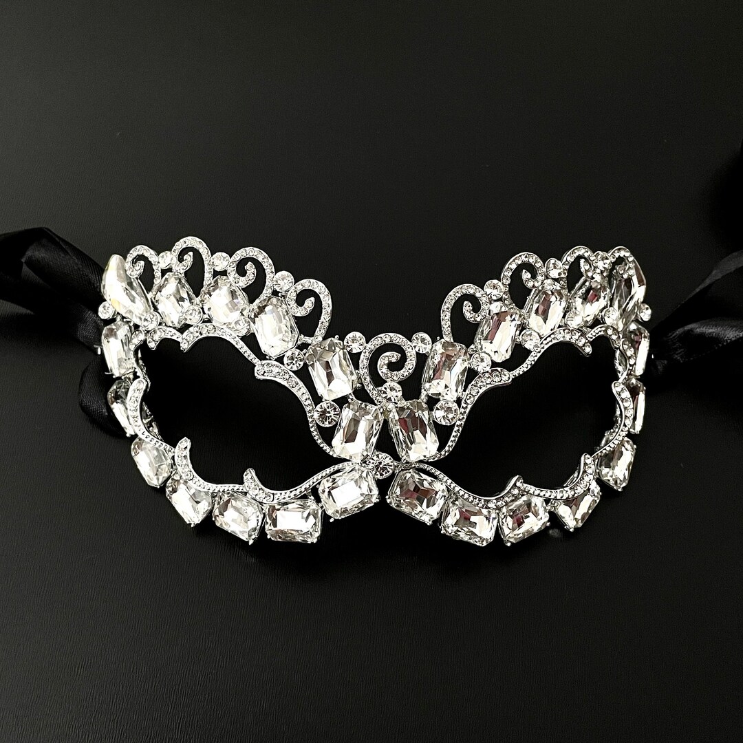 Crystal Masquerade Mask, Women Mask, Wedding Mask, Anniversary Mask ...