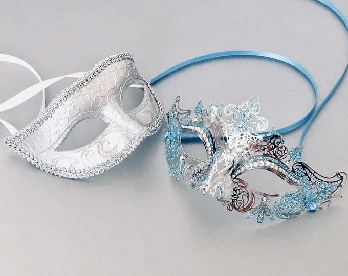 Silver Masquerade Mask, Womens Masquerade Mask, Ball Party Mask ...