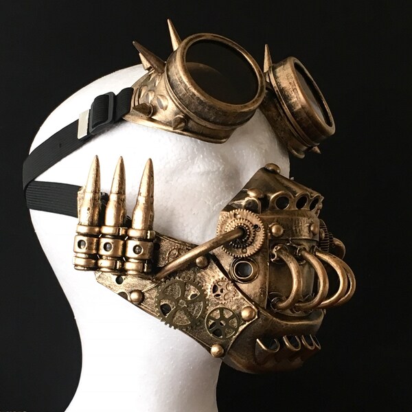Steampunk Gas Mask - Etsy