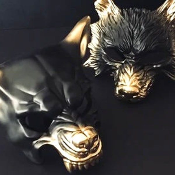 Wolf Mask - Etsy