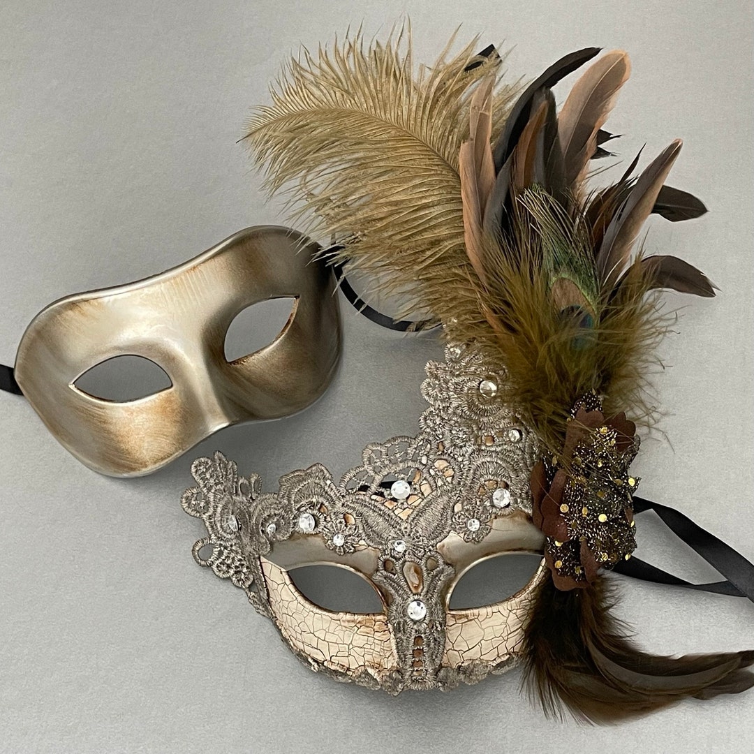 Feather Masquerade Mask: Women's Party Mask - Etsy