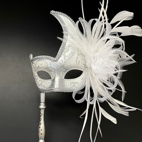 Masquerade Masks on a Stick - Etsy