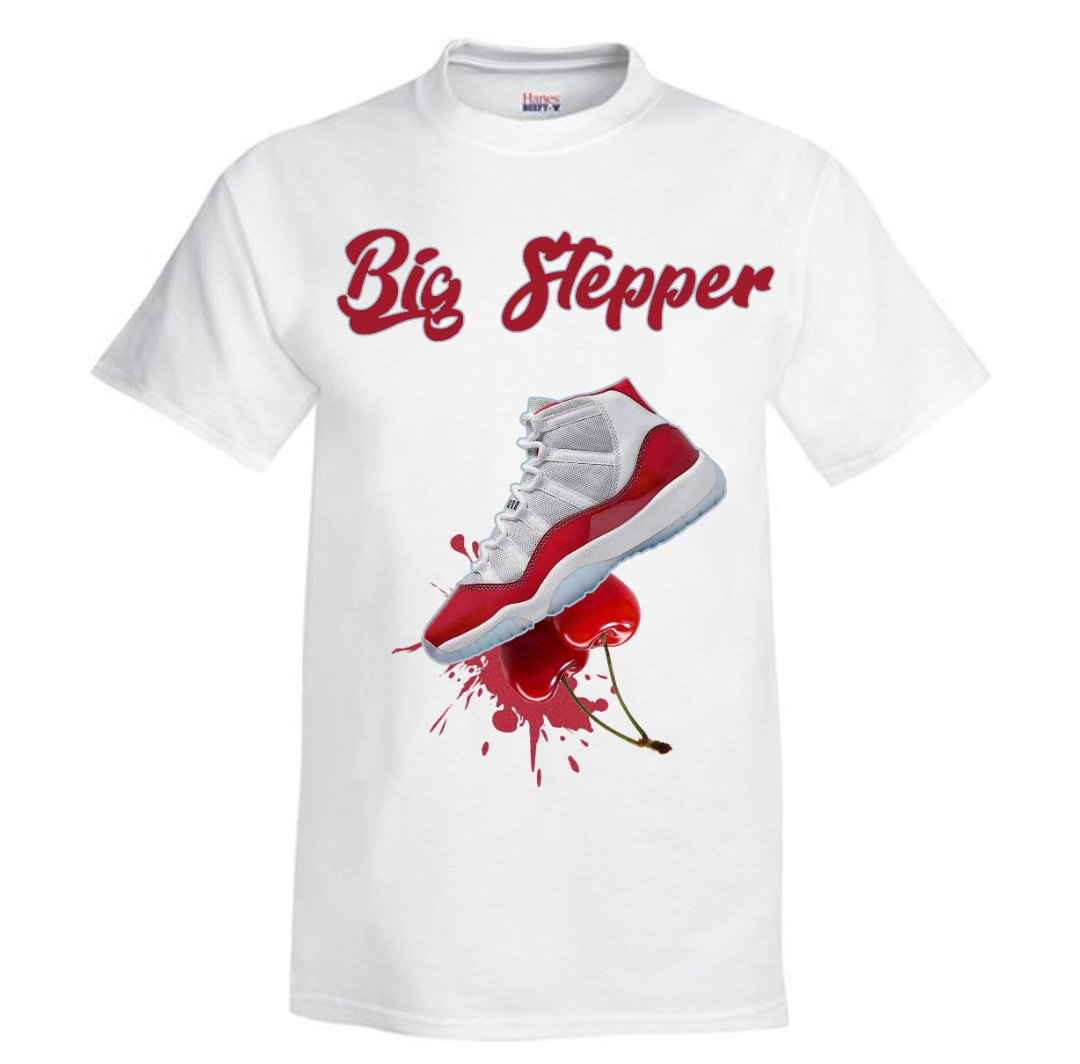 Custom "big Stepper" Tee to Match the AJ Cherry Red 11s - Etsy