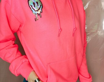 Dripping Smiley Face - Etsy