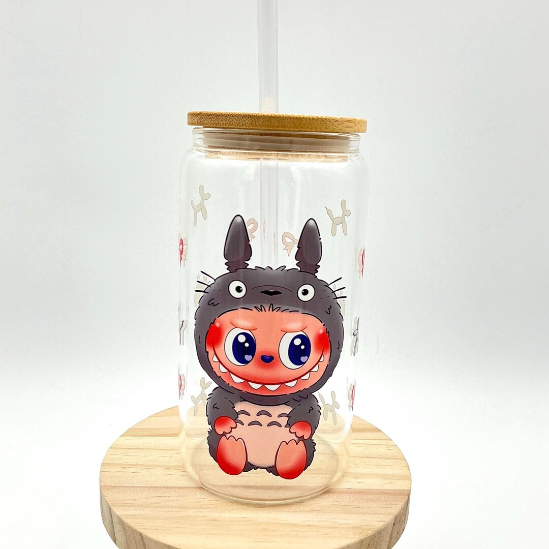 Labubu Glass Cup,16oz Libby Glass Labubu Cup. - Etsy