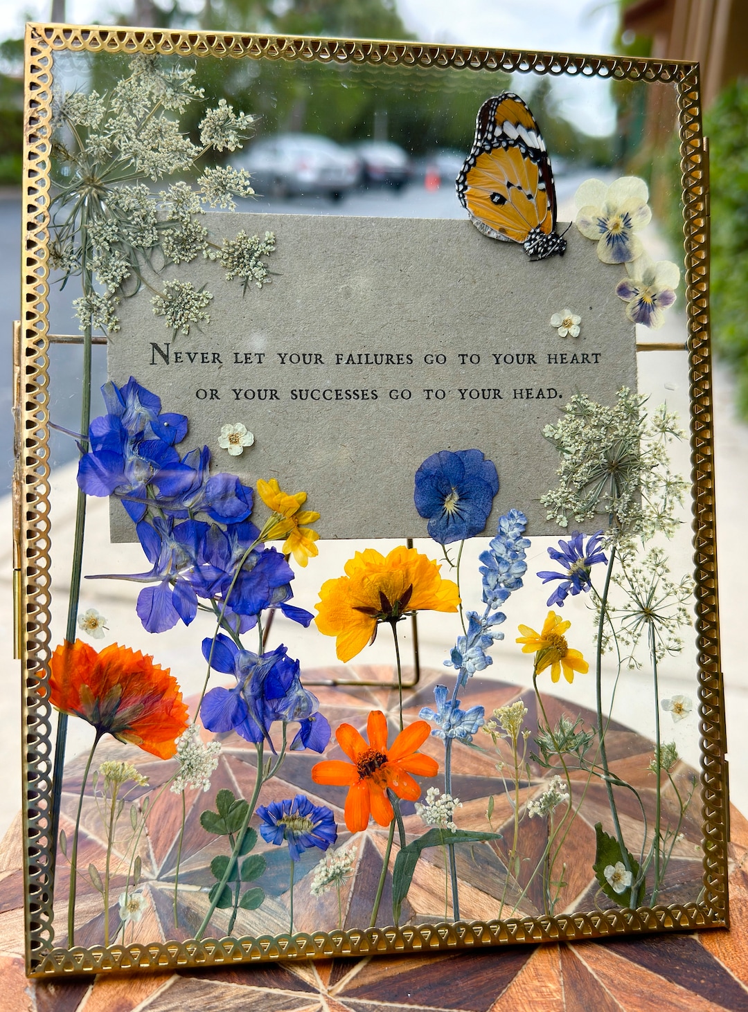 Pressed Flower Frame - Etsy
