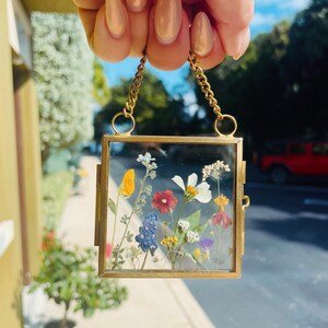 Miniature Pressed Flower Frame Wildflowers - Etsy