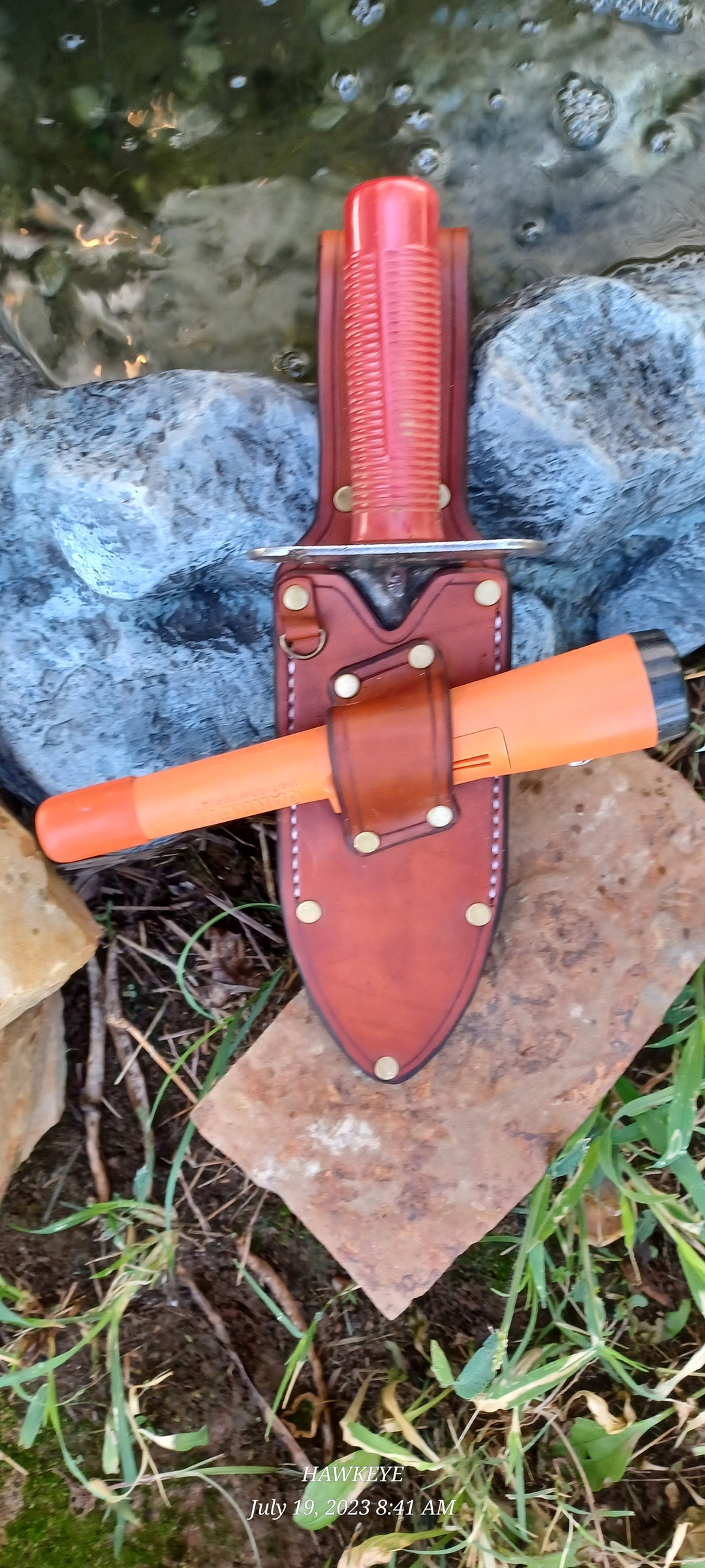 Handmade Leather Sheath for Metal Detecting Digger/pinpointer. - Etsy