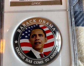 Barack Obama Dollar Bill W/ Official Currency Card REAL USD - Etsy