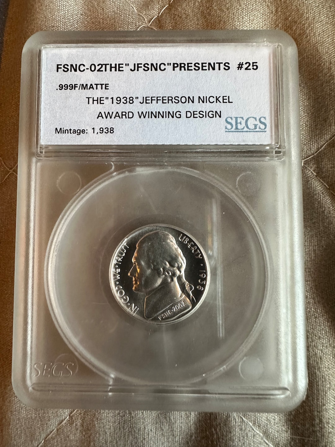 Original Award Winning Design of Jefferson Nickel - Etsy