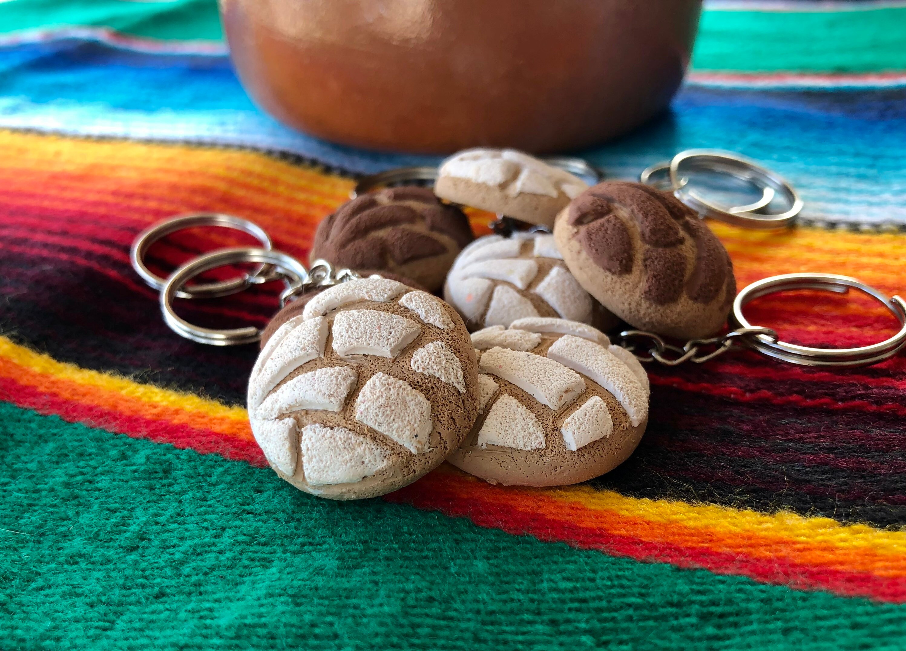 Concha Keychains/pan Dulce Keychain/mexican Bread - Etsy