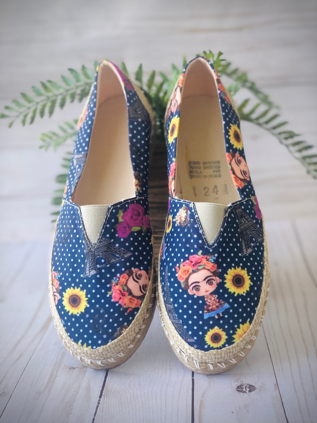 Frida Kahlo Sunflower Flats Non-slip/sunflower Slip-on Sneakers/frida ...