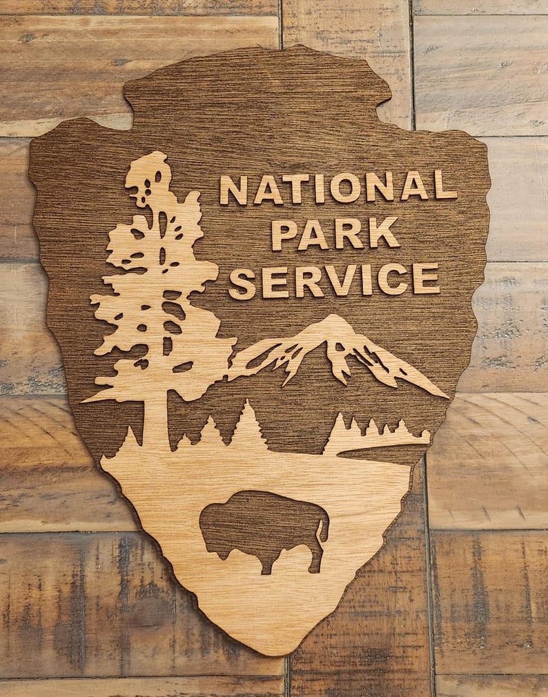 National Park Service Sign - Etsy