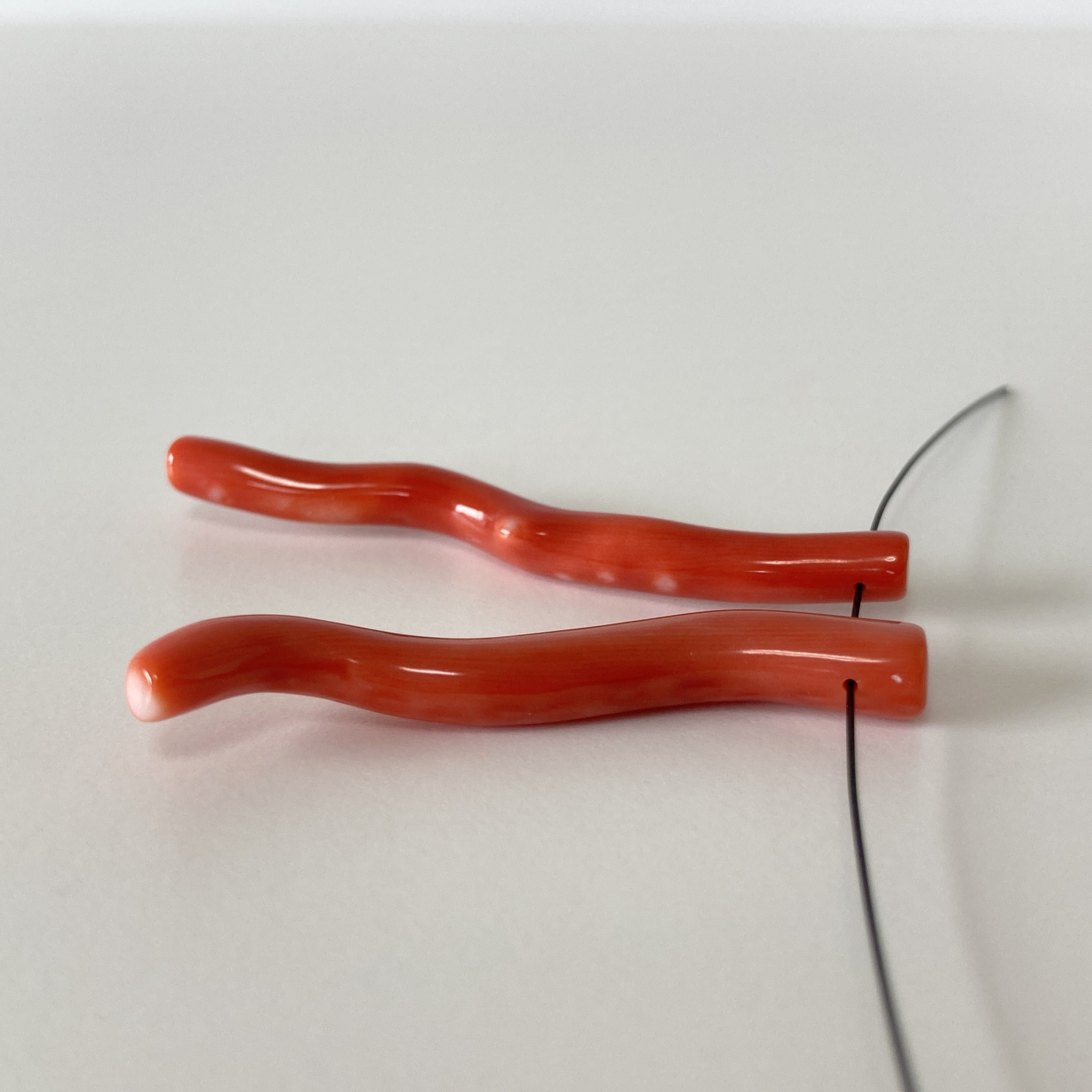 Natural Japanese Momo Coral Branches Set of 2pcs Natural - Etsy