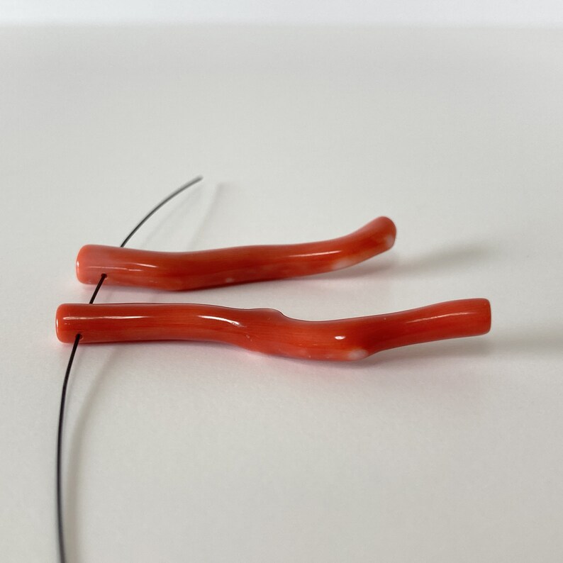 Natural Japanese Momo Coral Branches Set of 2pcs Natural - Etsy