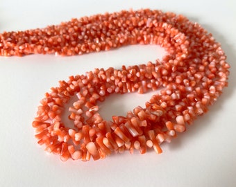 Natural Red Coral - Etsy