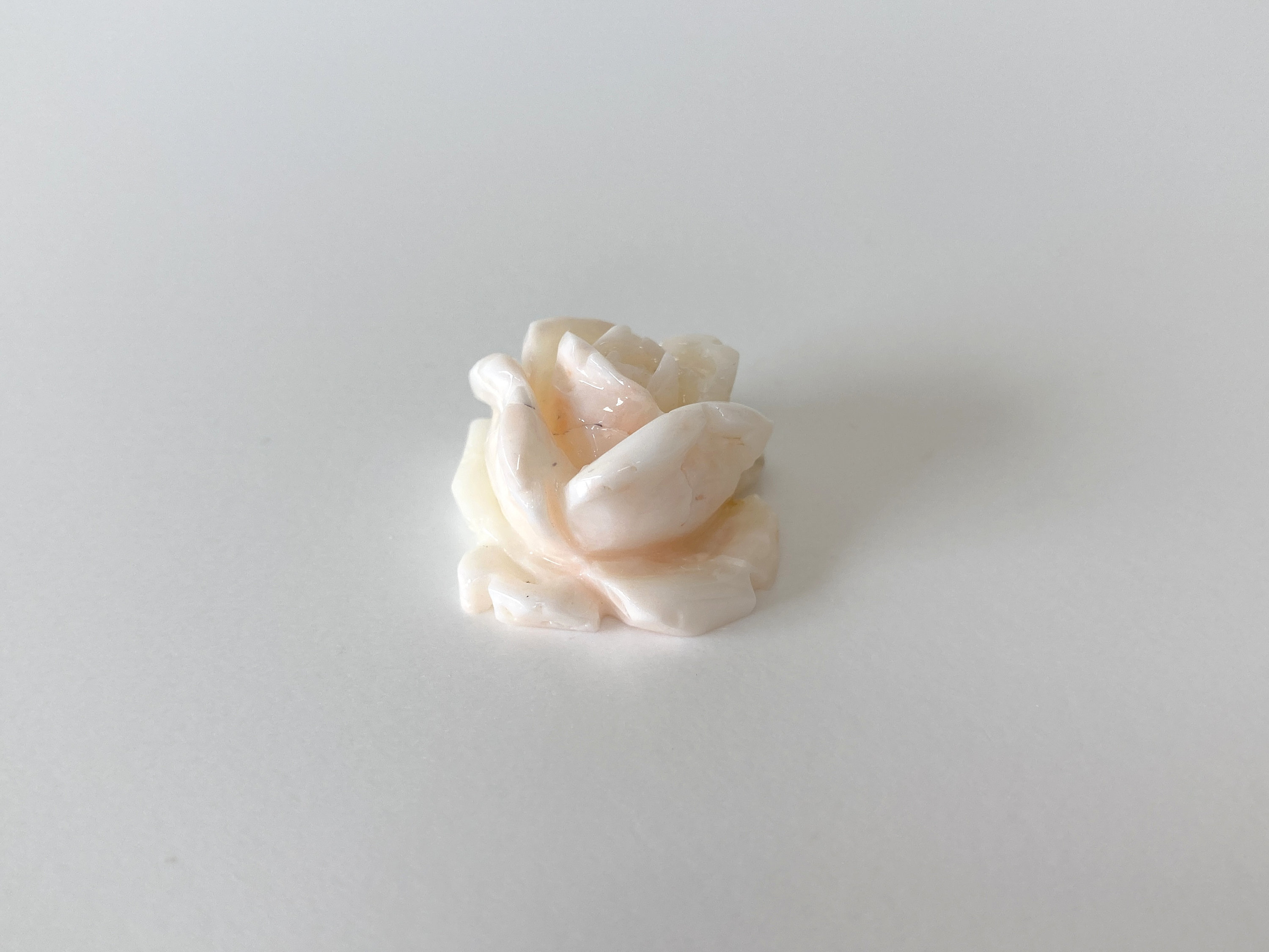 Natural Deep Sea Coral Rose Carving Loose Natural Pale White - Etsy