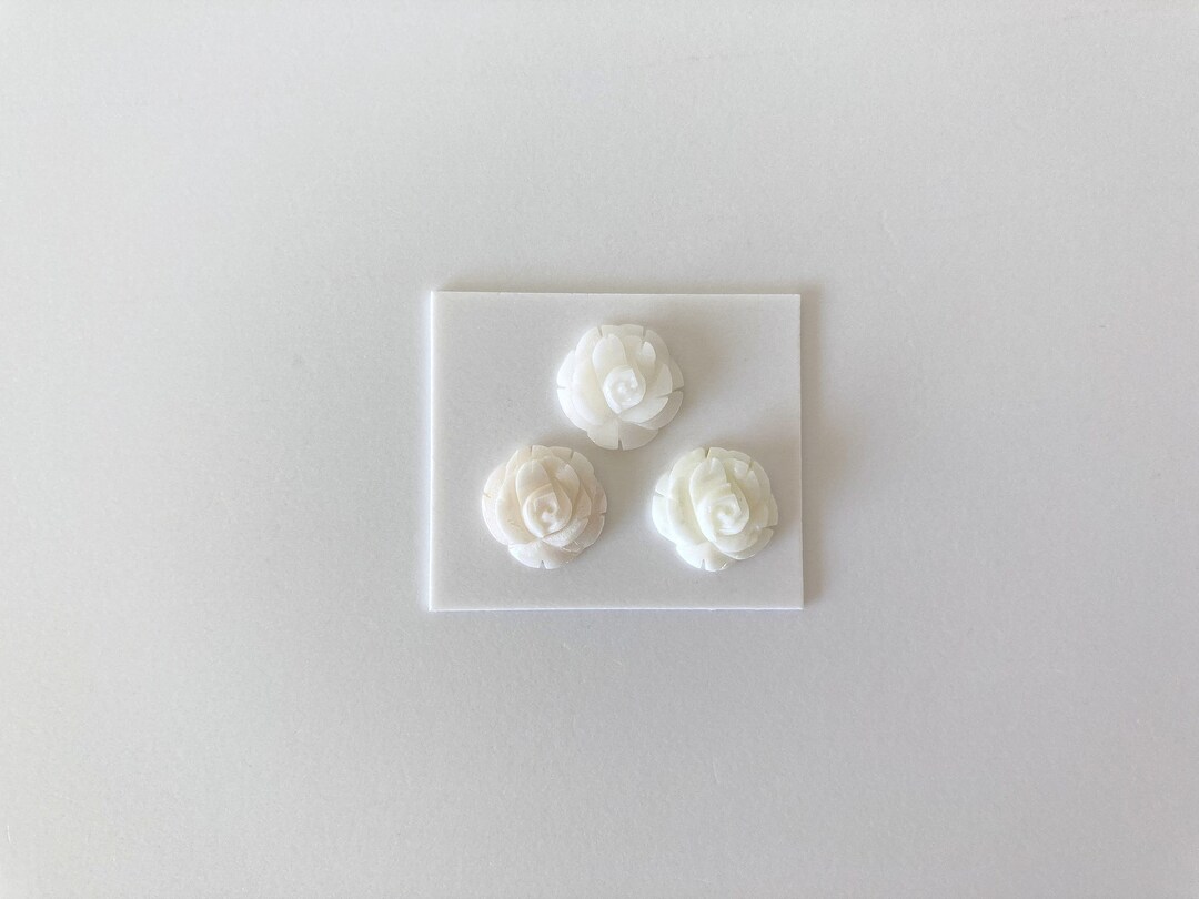 Natural Deep-sea Coral Rose Loose, White Coral Rose, Natural Color ...