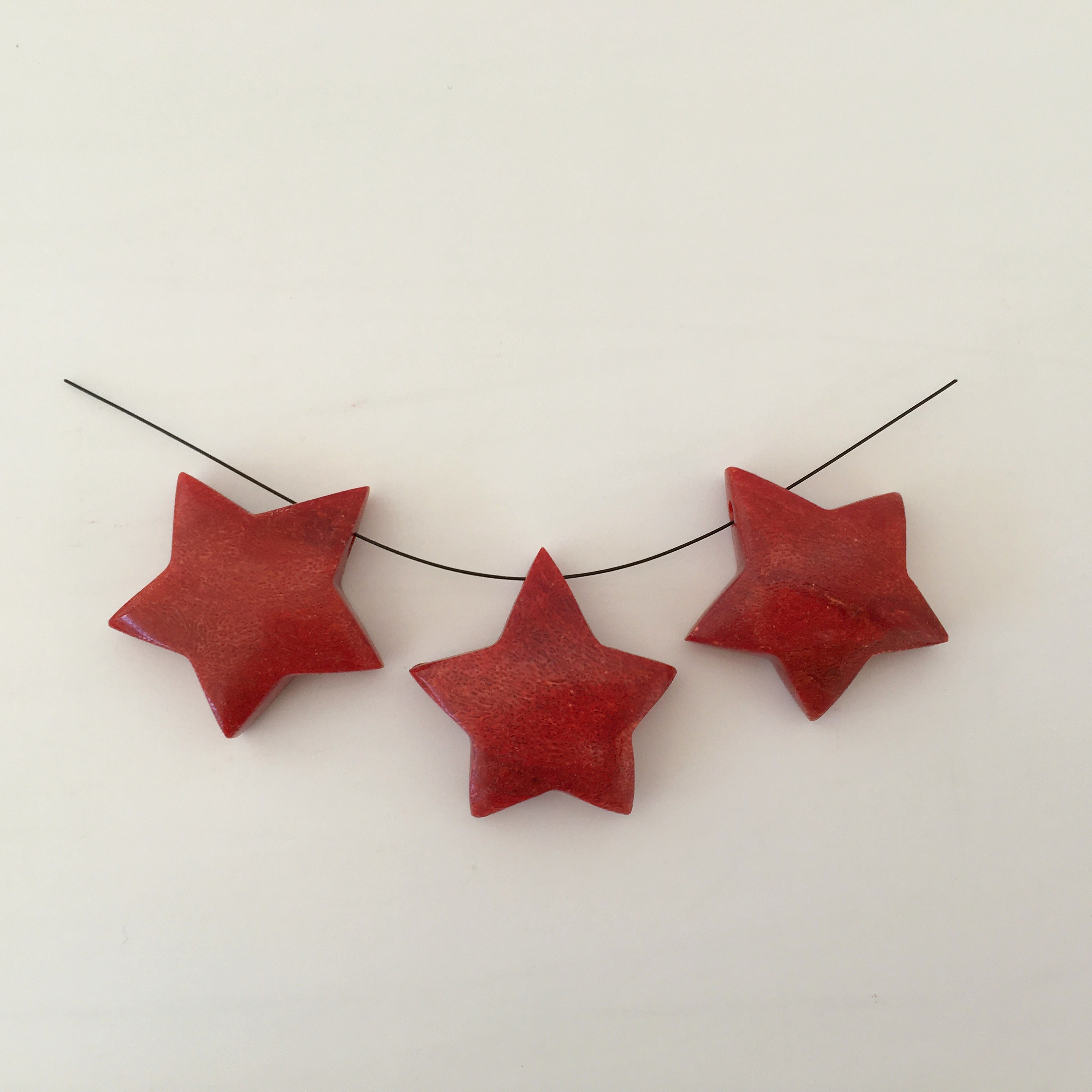 Full Hole Natural Sponge Coral Star Loose 30mm Apple Coral - Etsy