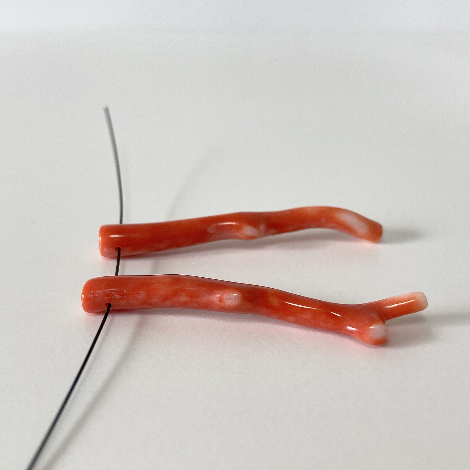 Natural Japanese Momo Coral Branches Set of 2pcs Natural | Etsy