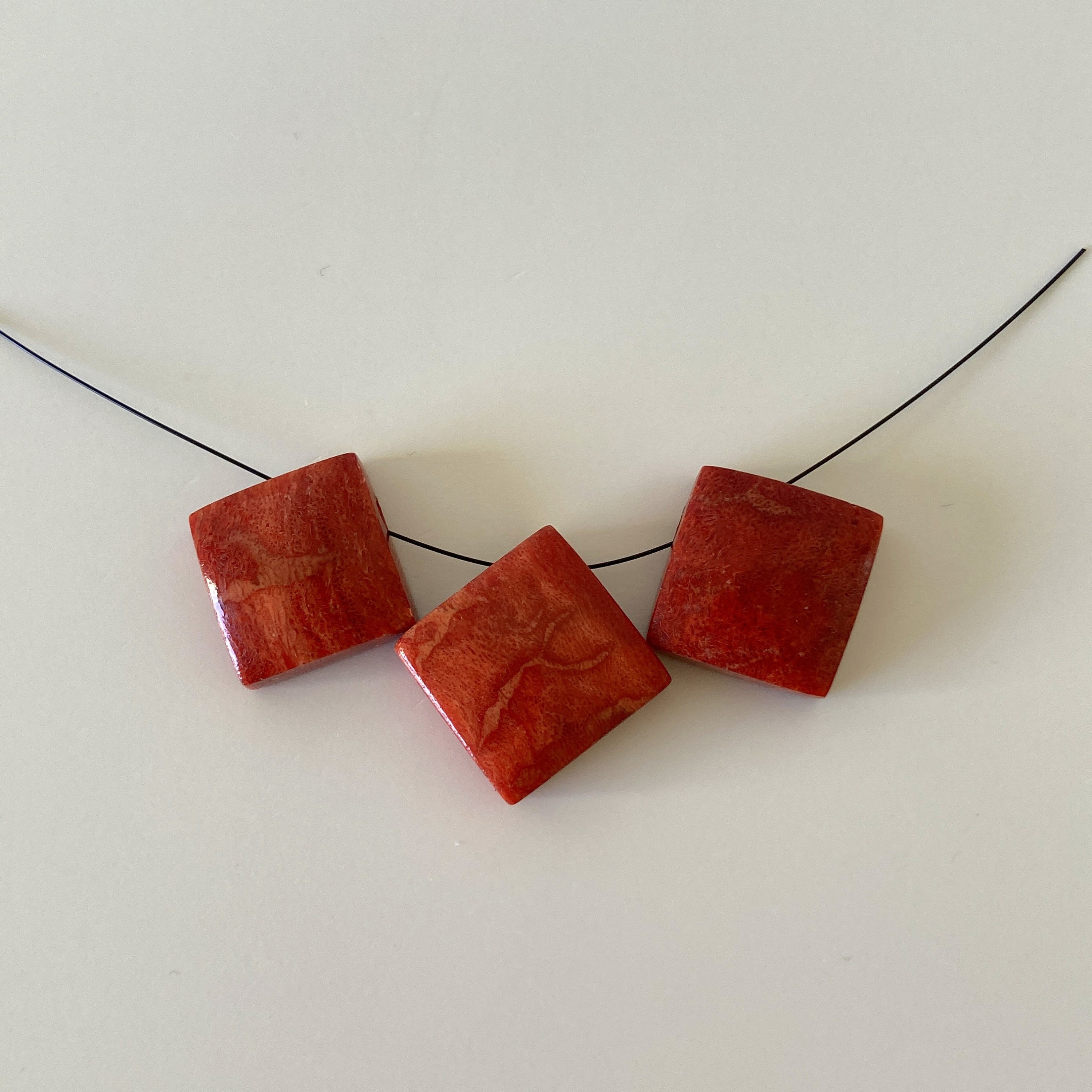 Natural Sponge Coral Square Loose 18 X 18mm Apple Coral - Etsy