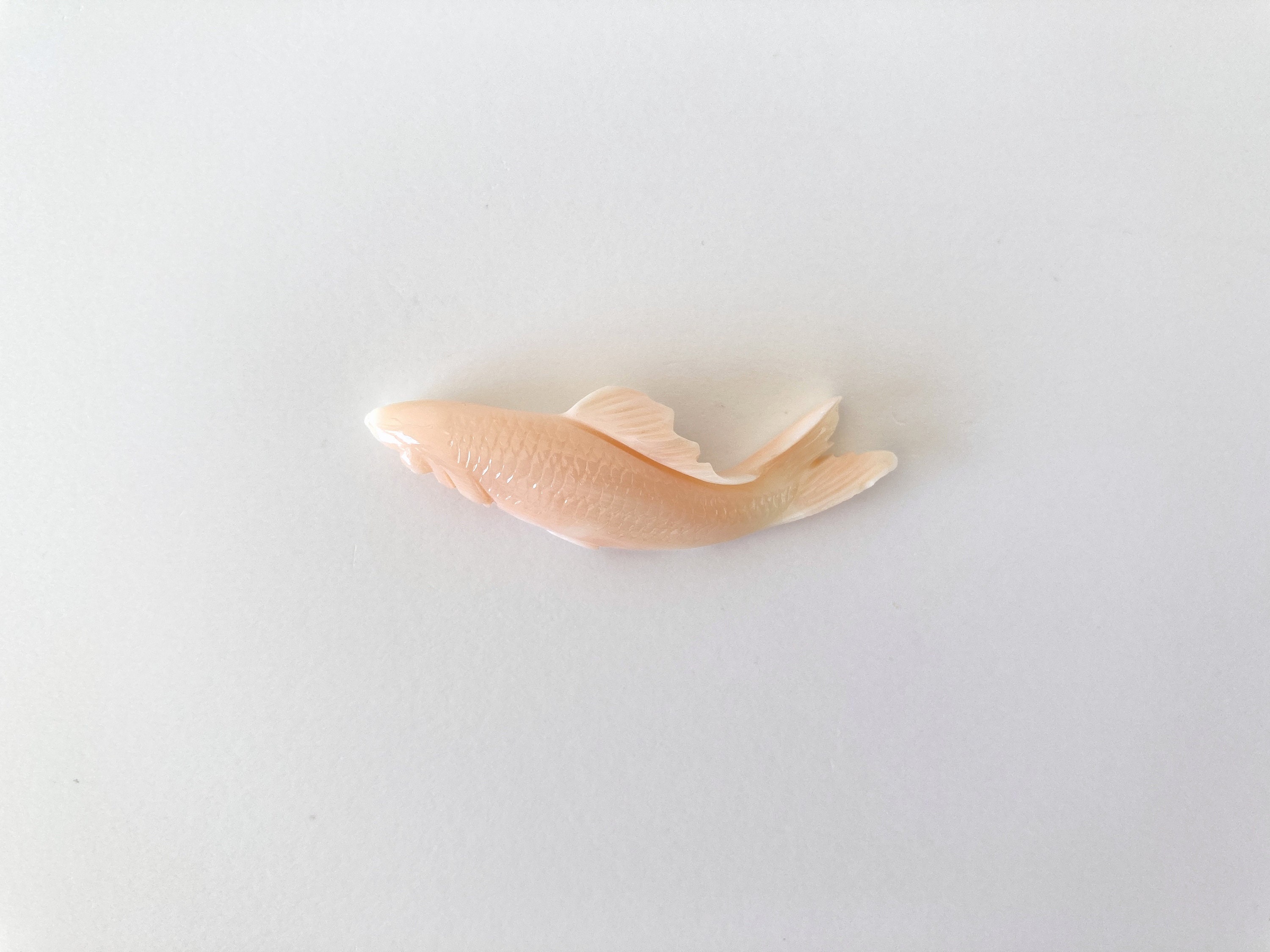 Natural Deep Sea Coral Carp Carving Loose Natural Angel Skin - Etsy